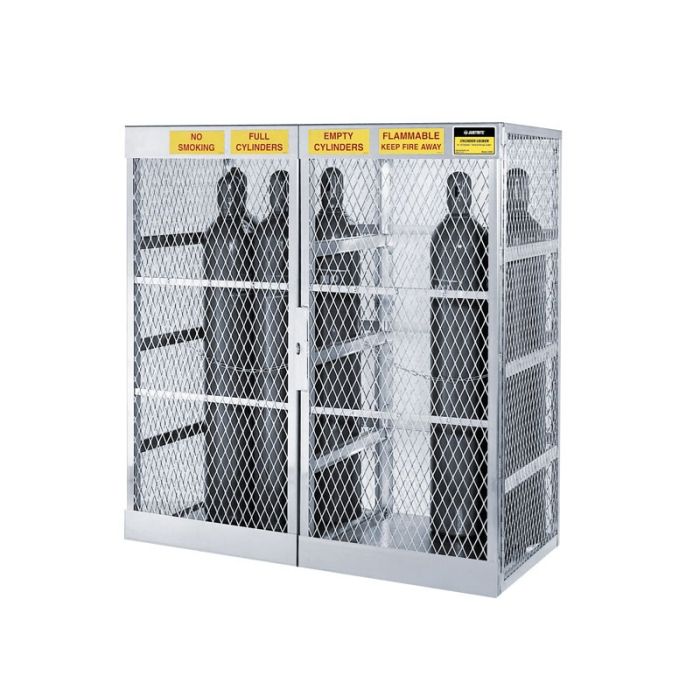 Gas Cylinder Cabinet, Outdoor Storage, 20 Cylinders (Vertical ...