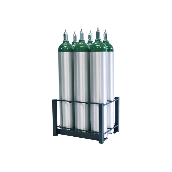 Oxygen & Medical Cylinder Rack, 6 Tanks, (D, E, M9), GR260RR ...