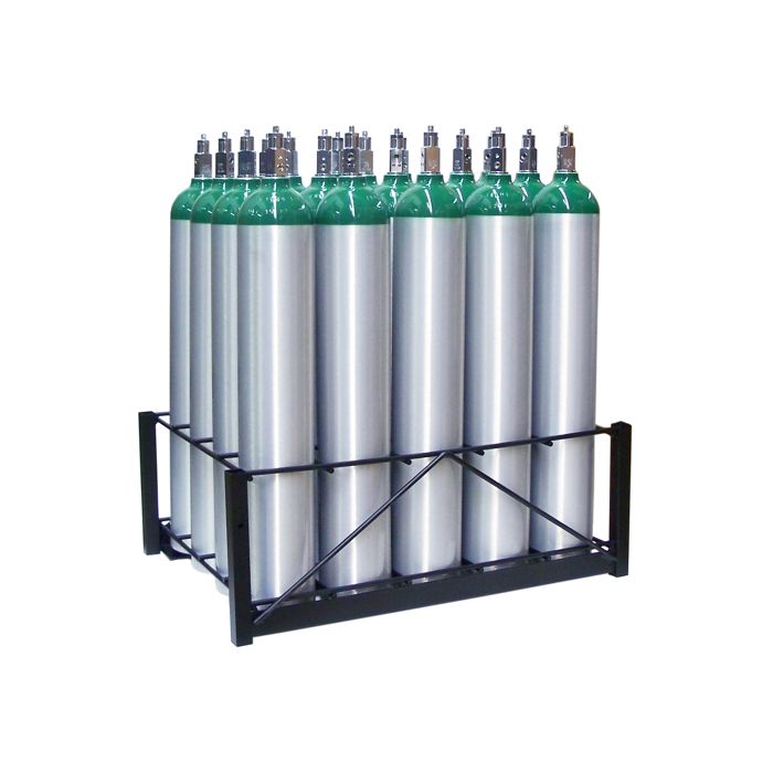 Oxygen & Medical Gas Cylinder Rack, 20 Tanks (D, E, M9), GR280RR ...