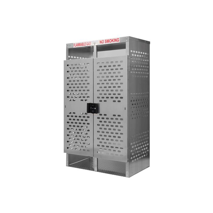 Gas Cylinder Locker, 12 Large Tanks, Outdoor, Vertical Storage ...