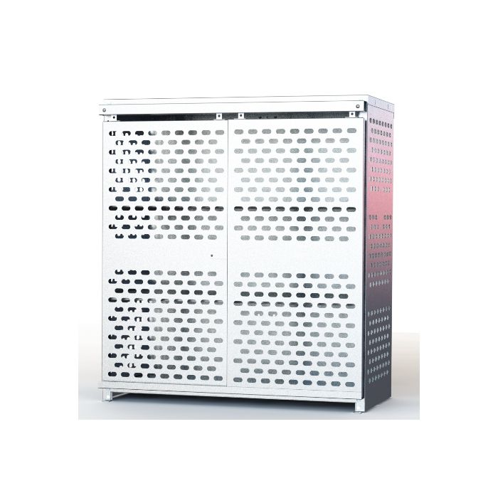 Propane Tank Cage, 24 Cylinders (20lb), Sliding Door, CBAL24402LZAM ...