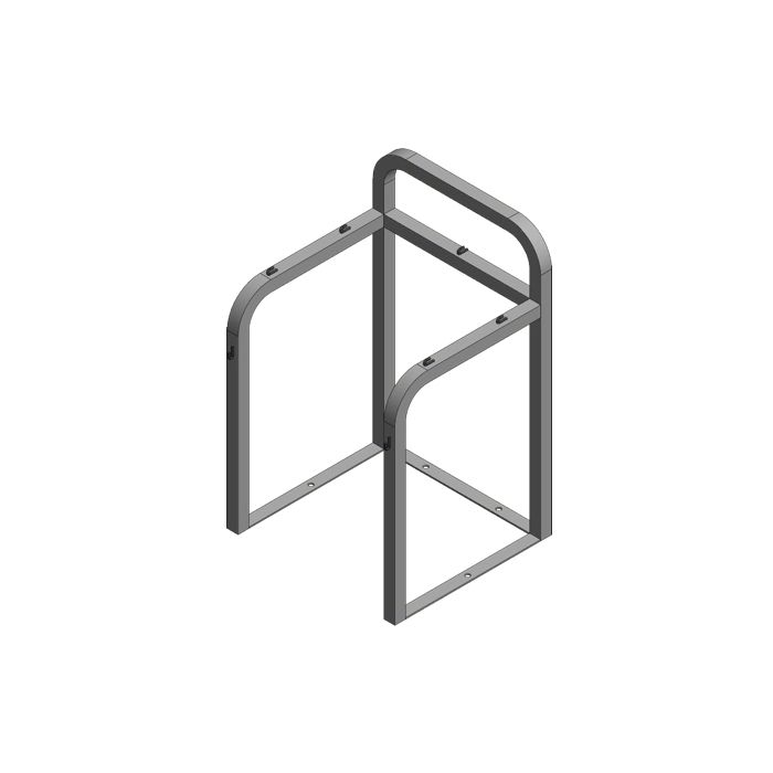 Gas Cylinder Rack, Basic, 4 Tanks (2x2), GRCR4SC - USAsafety.com