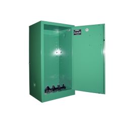 Oxygen Tank Cabinet, 12 Tanks (D & E Sizes), CBMG309SA - USAsafety.com
