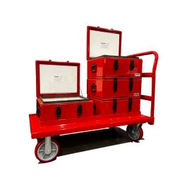 Fireproof Storage & Transport - Bundle Cart - 6 Red - Lithium Ion ...