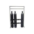 Gas Cylinder Rack, Process Station, 2 Tanks, PR277FS - USAsafety.com