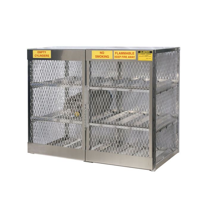 Propane Tank Cage, Outdoor Storage, 12 Cylinders (Horizontal), Aluminum ...
