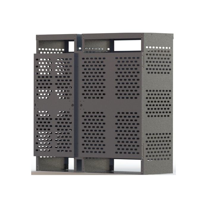 Aluminum Gas Cylinder Locker, Firewall Barrier, 20 Large Tanks ...
