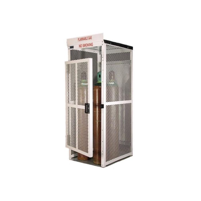 Gas Cylinder Locker, 11 Large Tanks, Outdoor, Vertical Storage ...