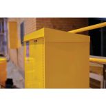 Flammable Storage Cabinet, 45 Gallons, Outdoor, Self-Closing Doors ...